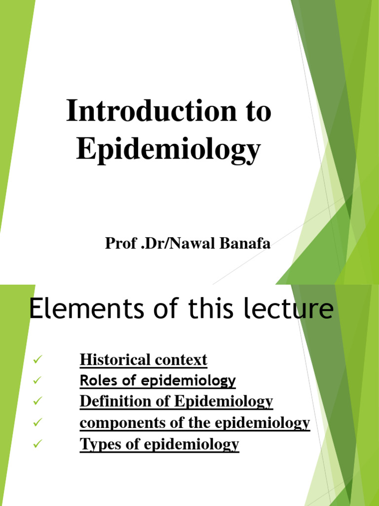 Introduction to Epidemiology Basics | PDF | Epidemiology | Public Health