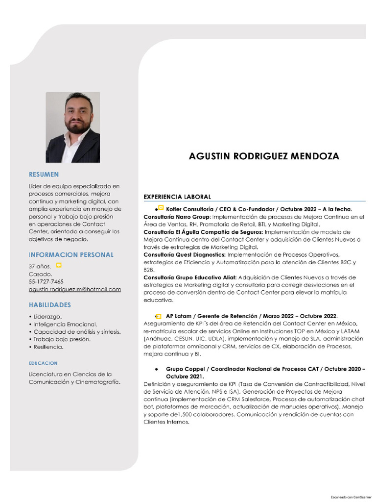 CV Agustin Rodriguez Mendoza-1 | PDF