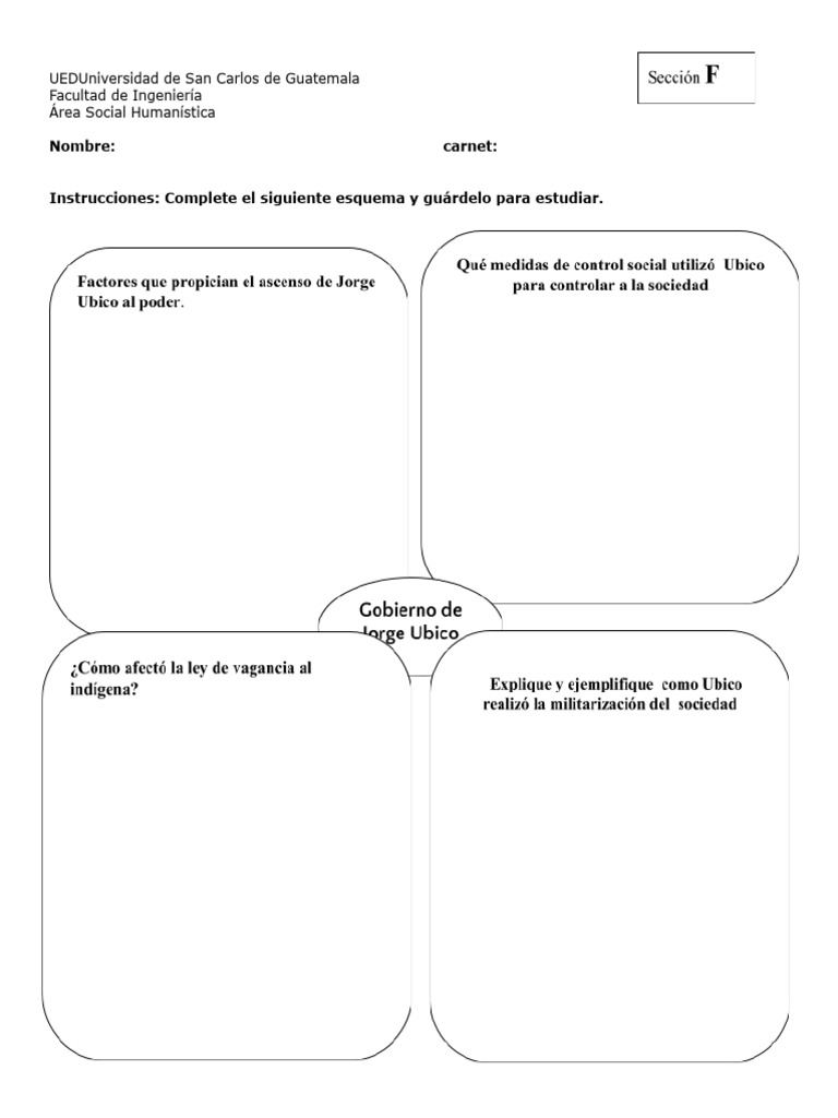 Gobierno de Jorge Ubico | PDF