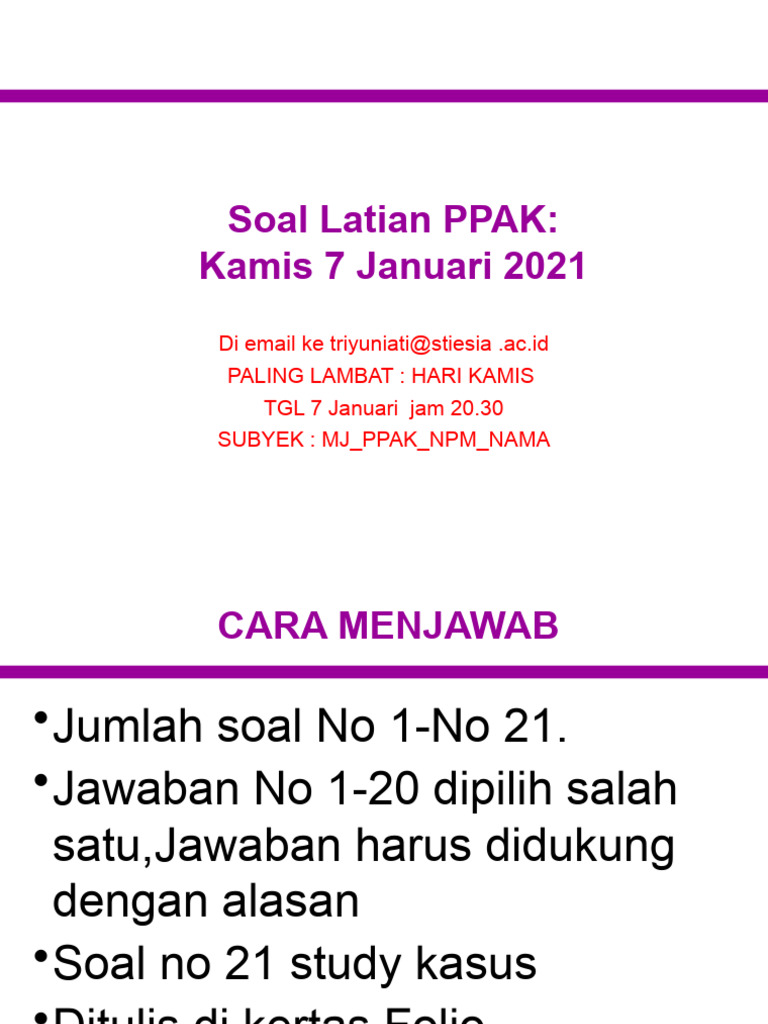 Soal Latian Manajemen-Perp | PDF