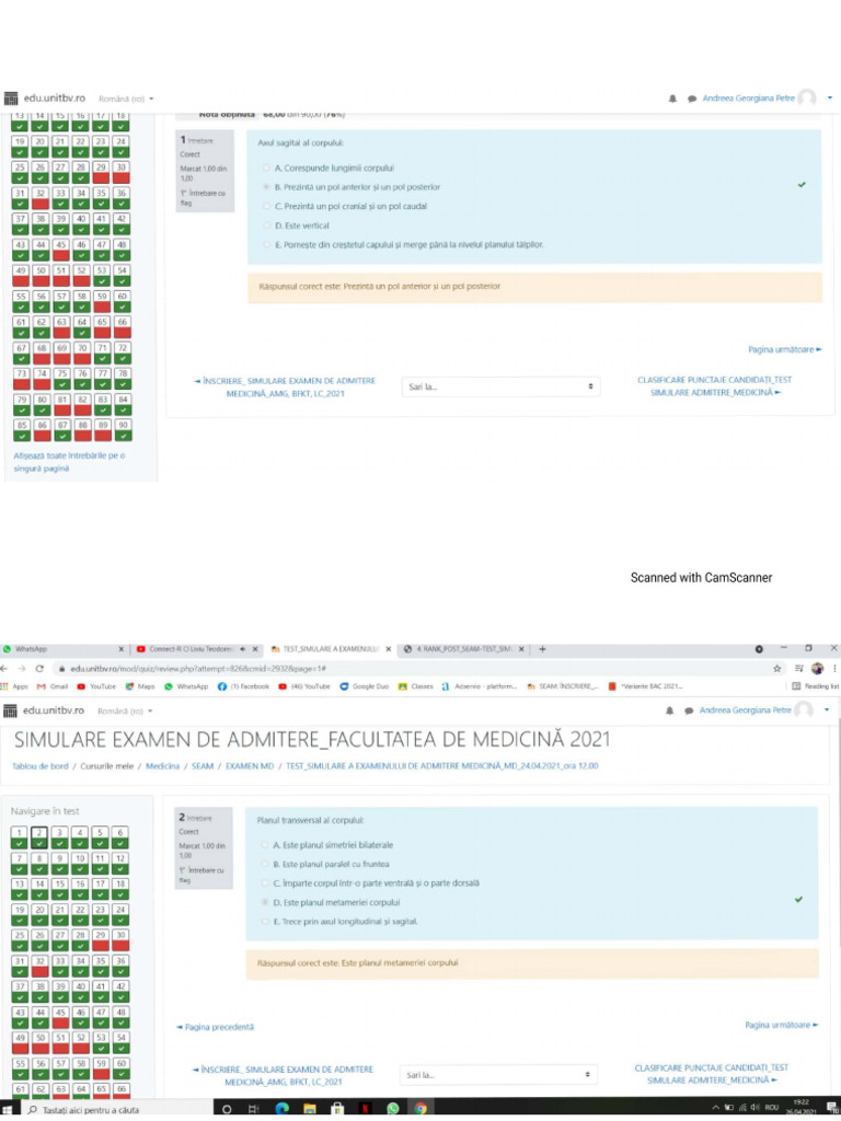 Simulare 2021 Brasov | PDF