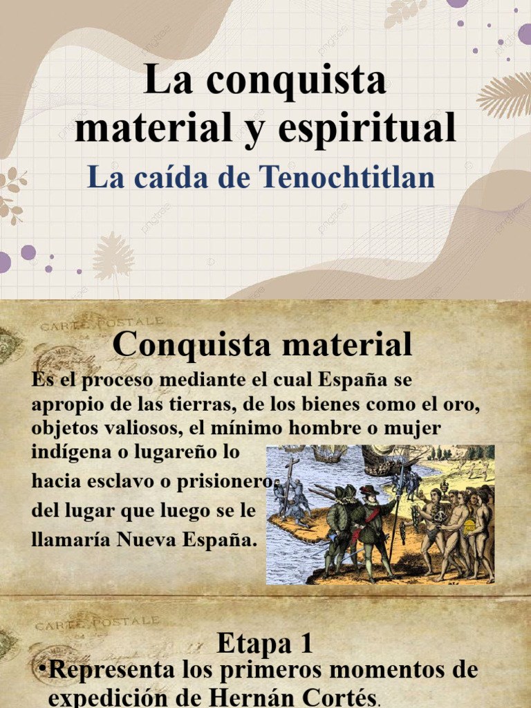 Conquista Material y Espiritual | PDF | Nueva españa | Imperio español