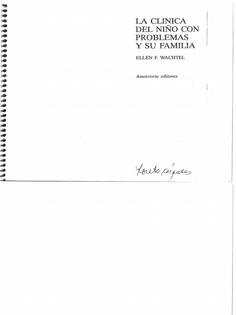 4 Abril - La Clinica Del Nino Con Problemas y Su Familia | PDF