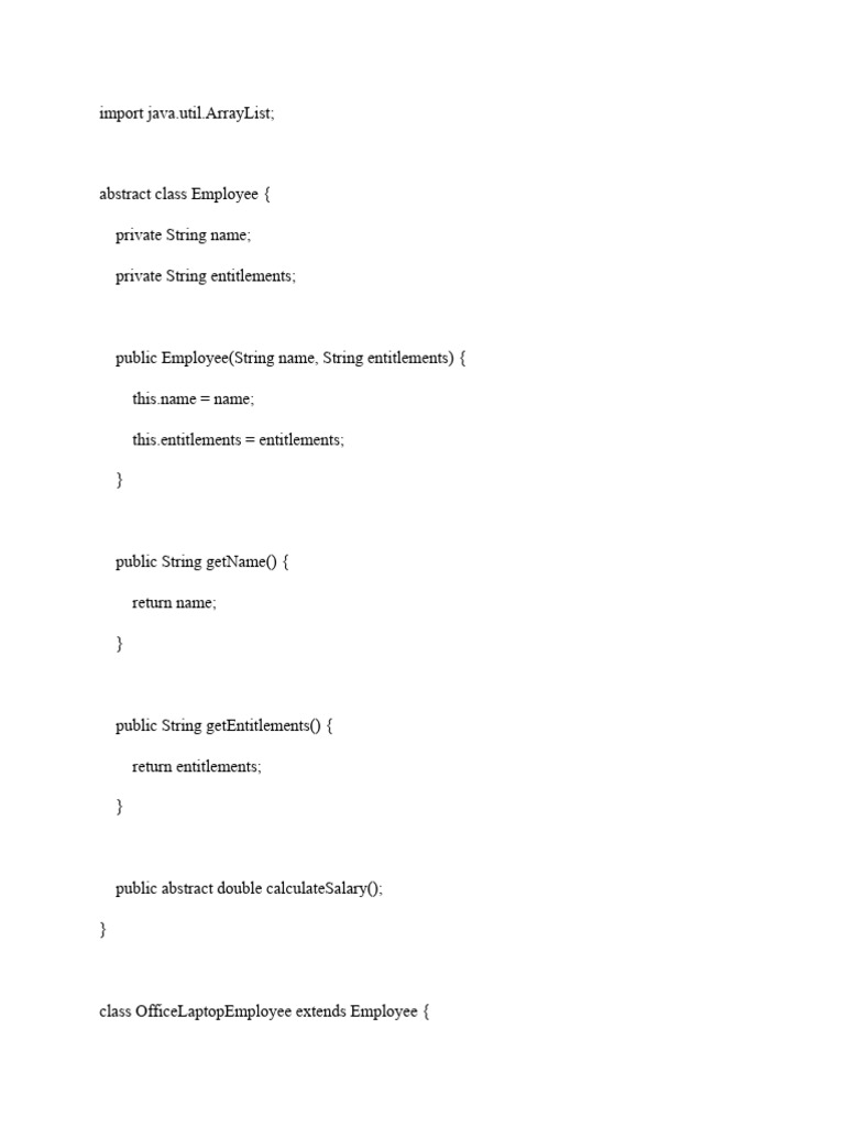 Java Programm Pdf Method Computer Programming Inheritance Object Oriented Programming 5717