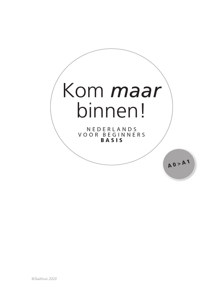 Kom Maar Binnen | PDF