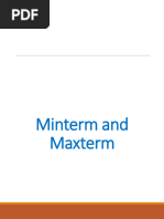 Lecture 3 Minterms and Maxterms | PDF | Boolean Algebra | Teaching ...