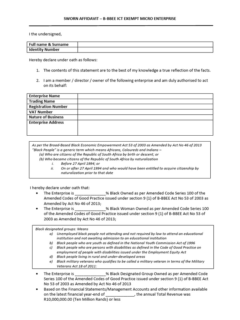 ICT EME Affidavit | PDF | Affidavit | Justice