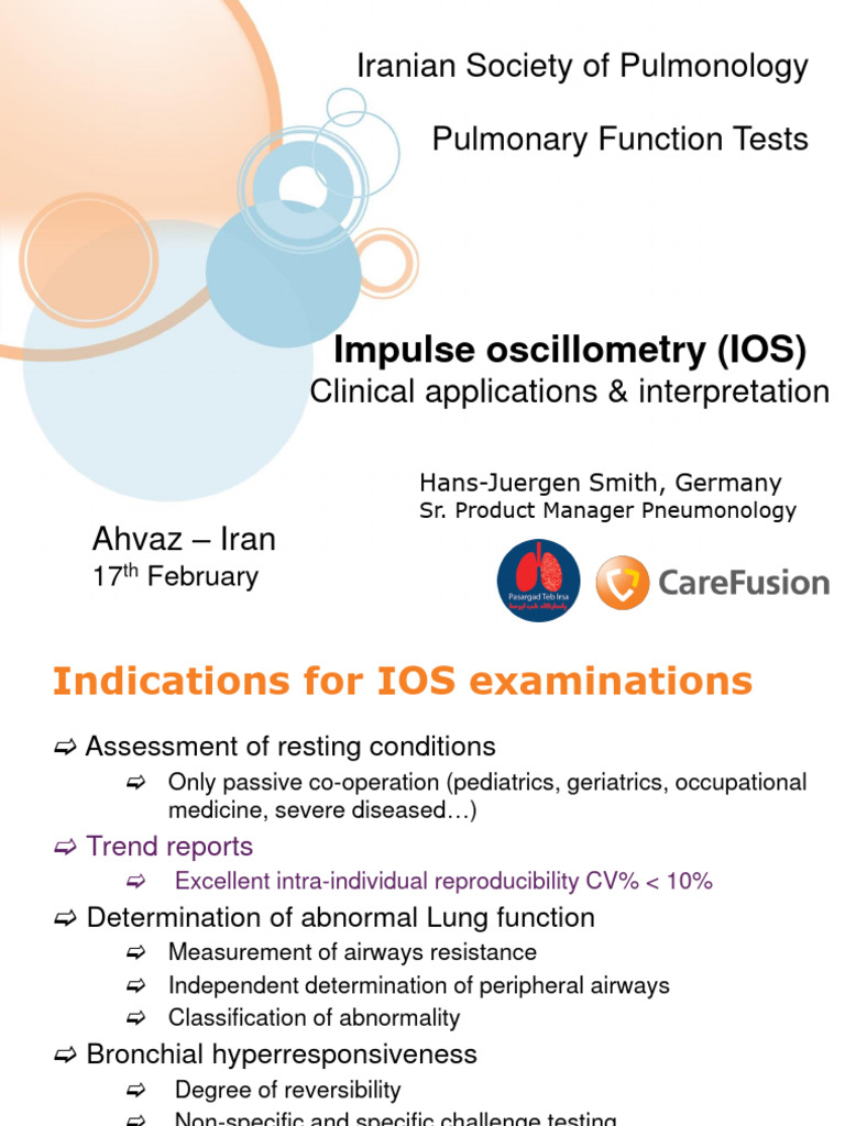 Smith IOS Clinic | PDF | Respiration | Diseases And Disorders