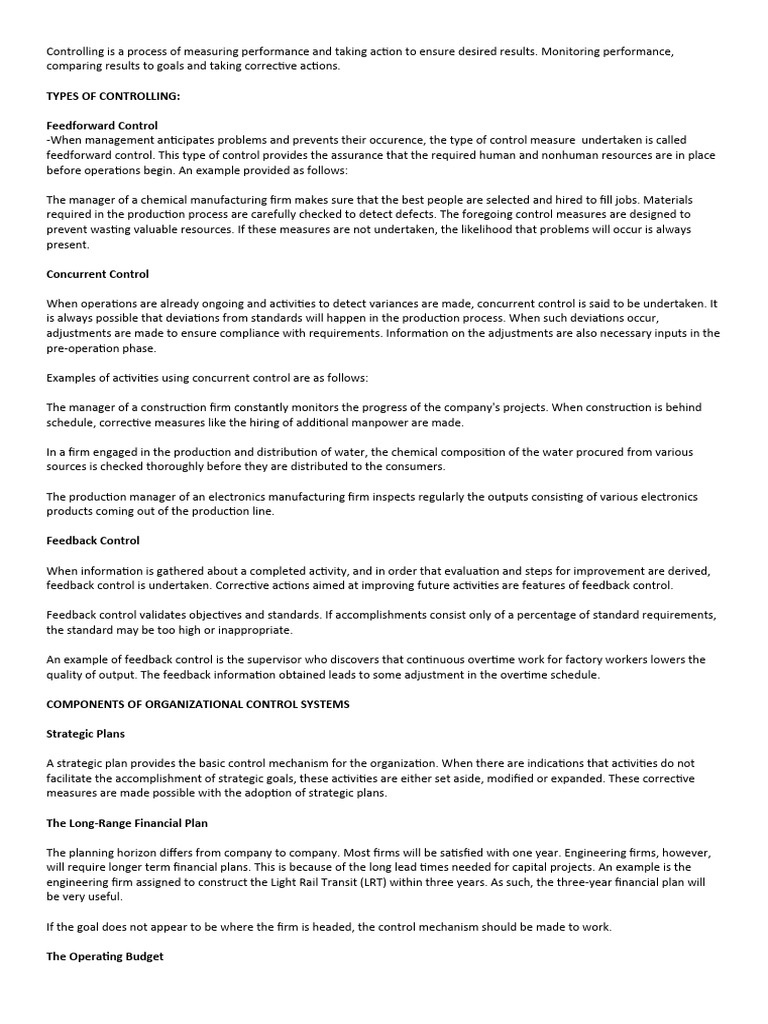 Performance Measurement and Control Systems | PDF | Equity (Finance) | Debt