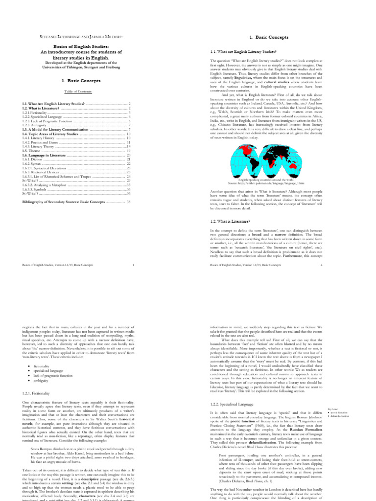 General Introduction | PDF | Genre | English Studies