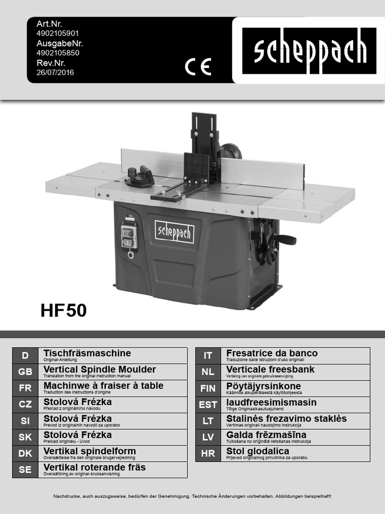 scheppach-hf50 | PDF