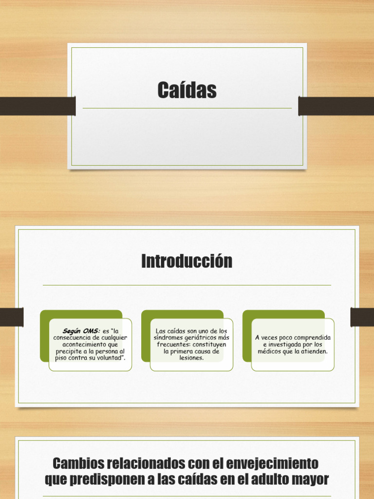 Caidas | PDF | Terapia física | Especialidades Medicas
