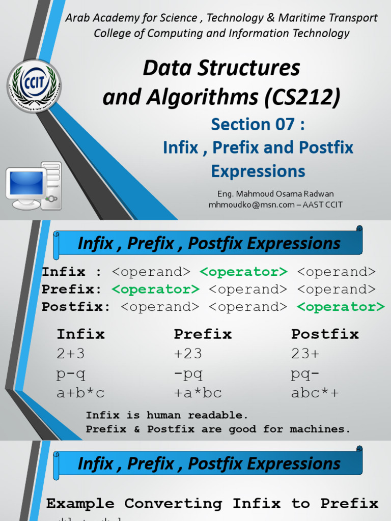CS212 Sep2016 07 InPostPreExpressions | PDF | Theoretical Computer ...