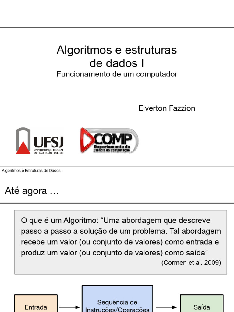 Funcionamento de Um Computador | Download grátis PDF | Armazenamento de ...