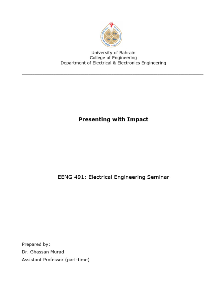 Presenting With Impact | Download Free PDF | Communication | Question