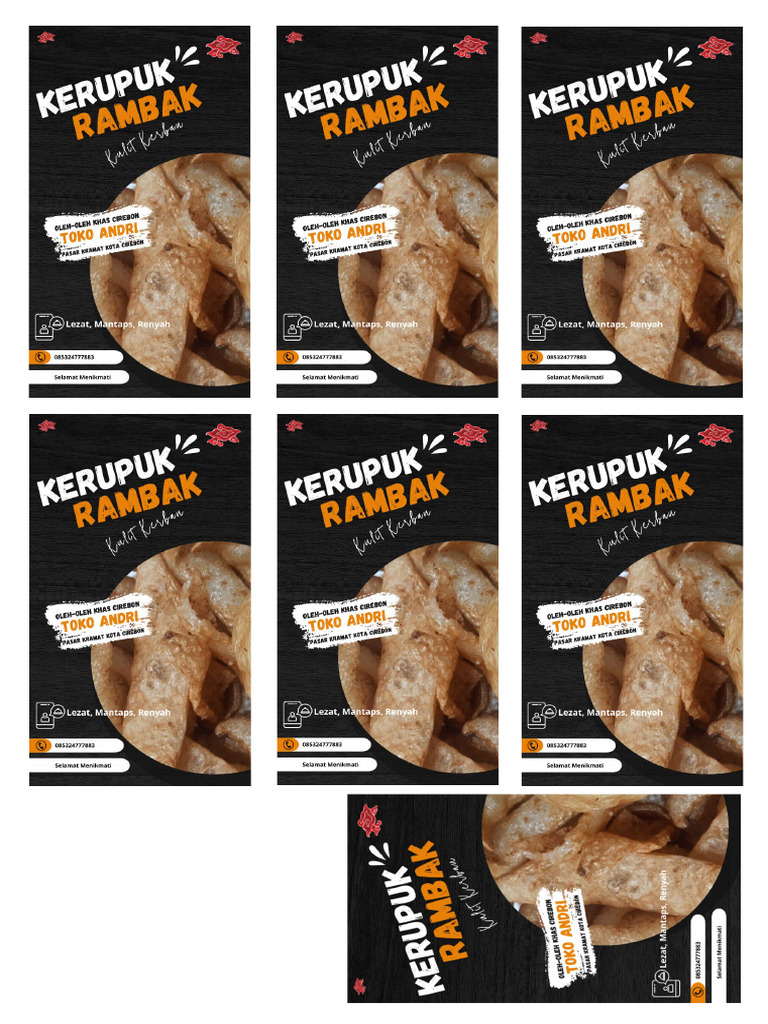 Kerupuk Rambak | PDF
