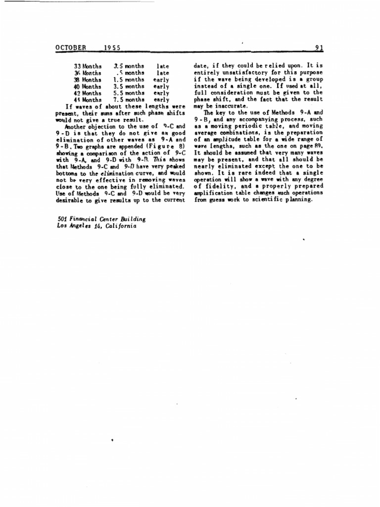 Edward R Dewey - How To Make A Cycle Analysis-531-581 | PDF