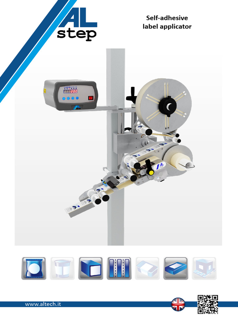 Label Applicator Alstep Altech | PDF | Equipment | Manufactured Goods