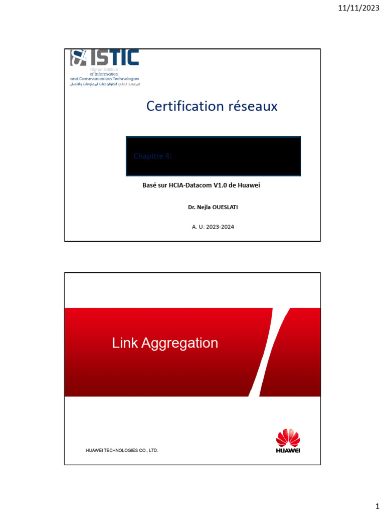 Aggrégation de liens en réseaux | PDF | Matériel informatique ...