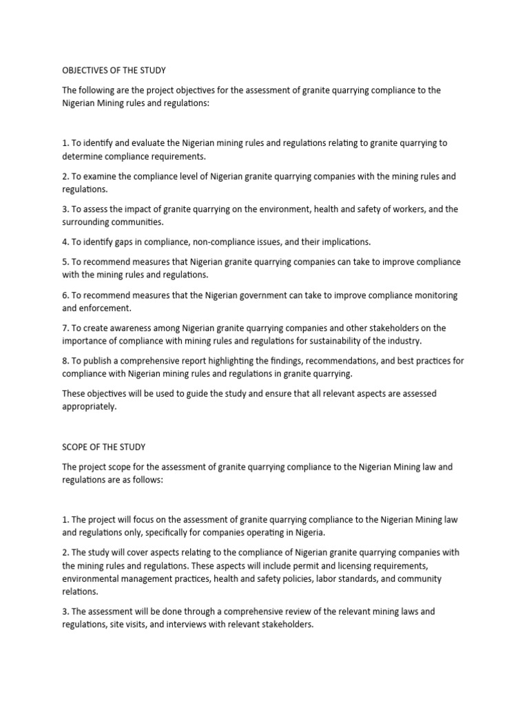 My HND Project Findings | PDF | Regulatory Compliance | Occupational ...