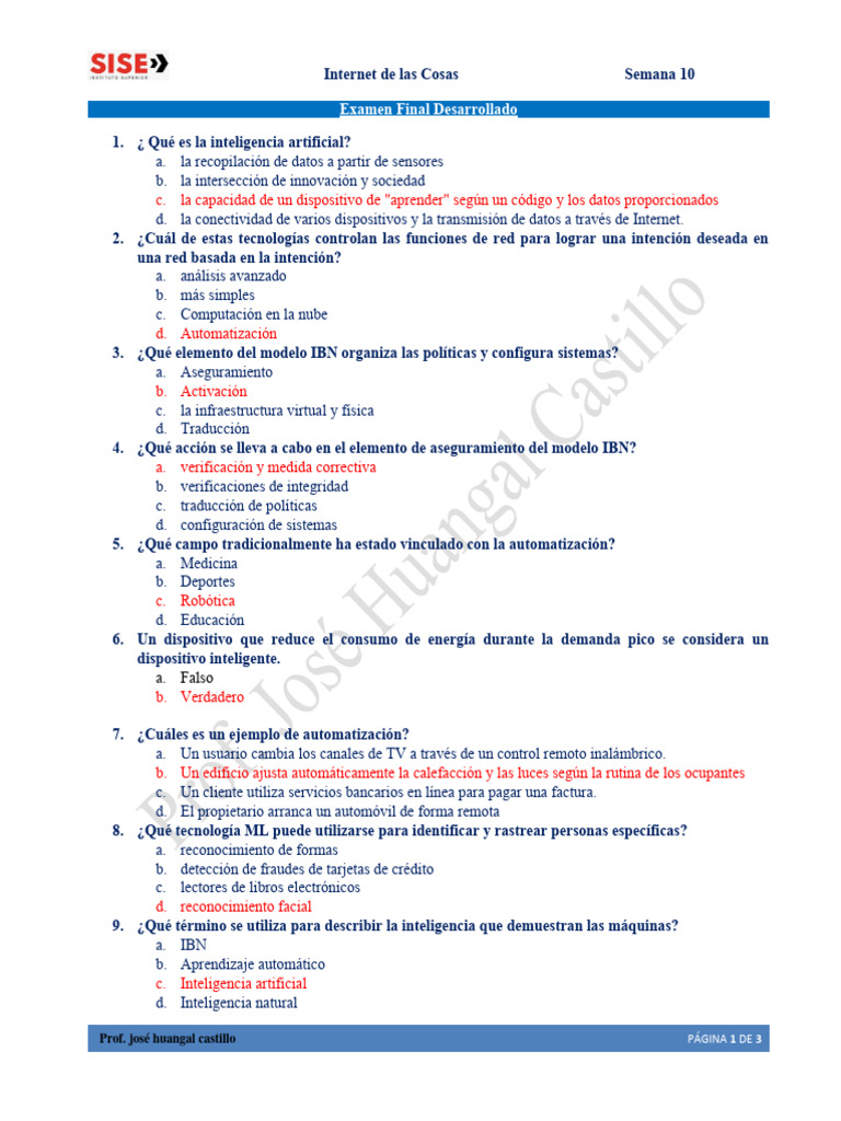 Examen Final - Internet de las Cosas | PDF | Internet de las Cosas ...