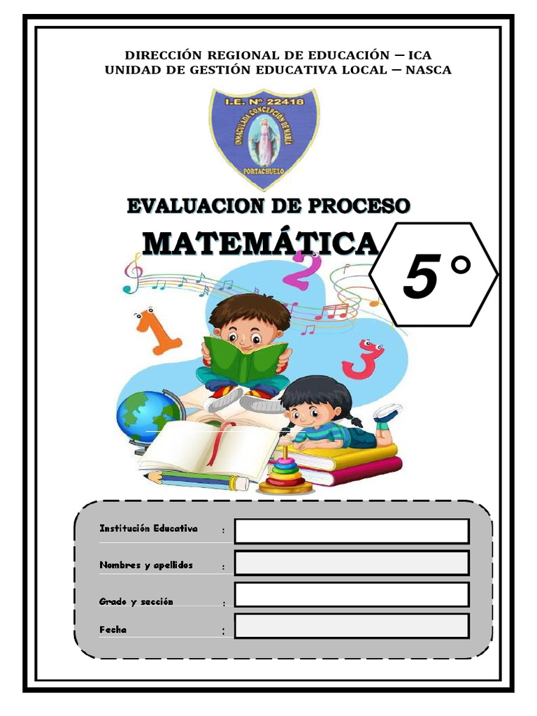 Evaluación Matemática - 5 | PDF