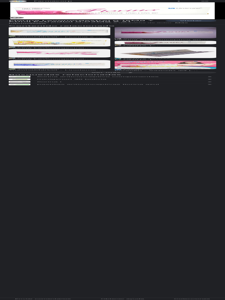 Pastillas Anticonceptivas Florina - Búsqueda de Google | PDF