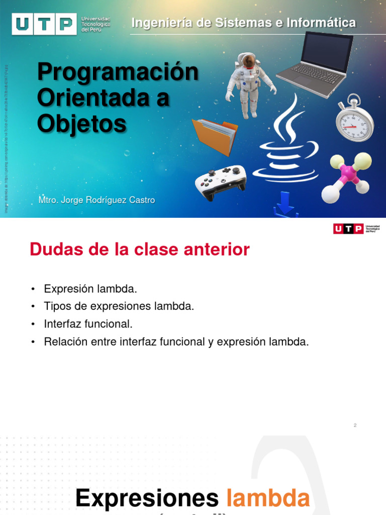 Expresiones Lambda en Java | PDF | Java (lenguaje de programación) | Objeto (informática)