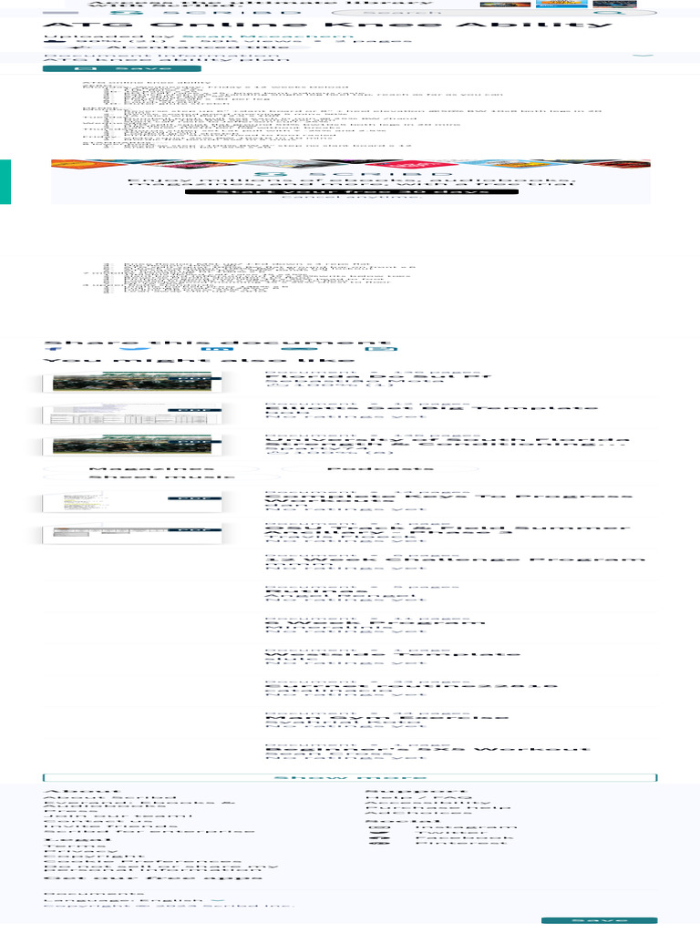 ATG Online Knee Ability PDF | PDF | Scribd | Internet