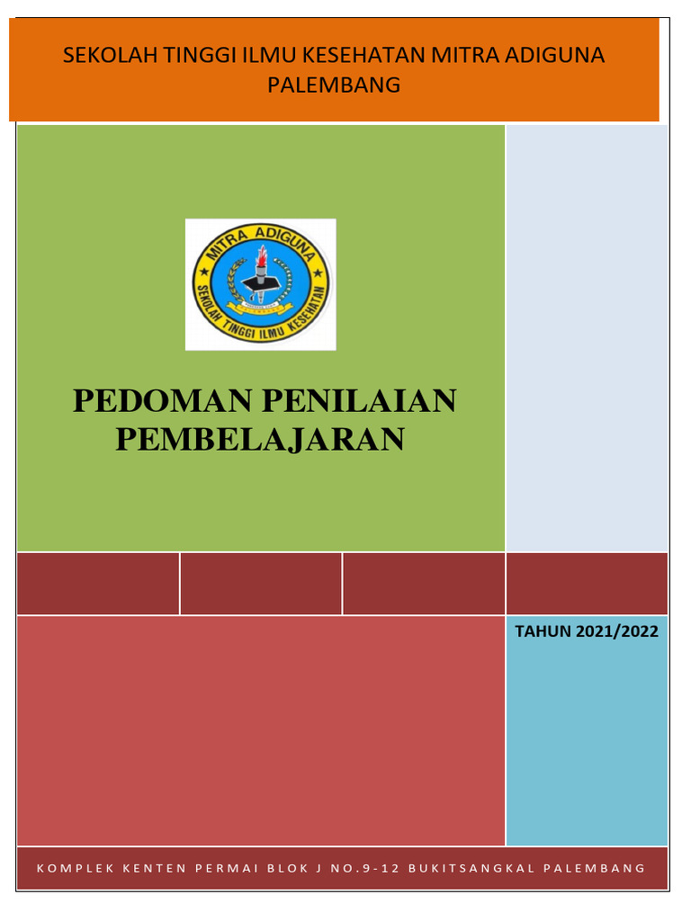 Pedoman Penilaian Pembelajaran Mitra 2022 | PDF Pedoman Penilaian Pembelajaran Mitra 2022 | PDF