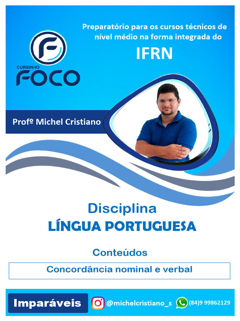 04.11.23 - Apostila Concordância - FOCO | PDF | Assunto (gramática) | Pronome