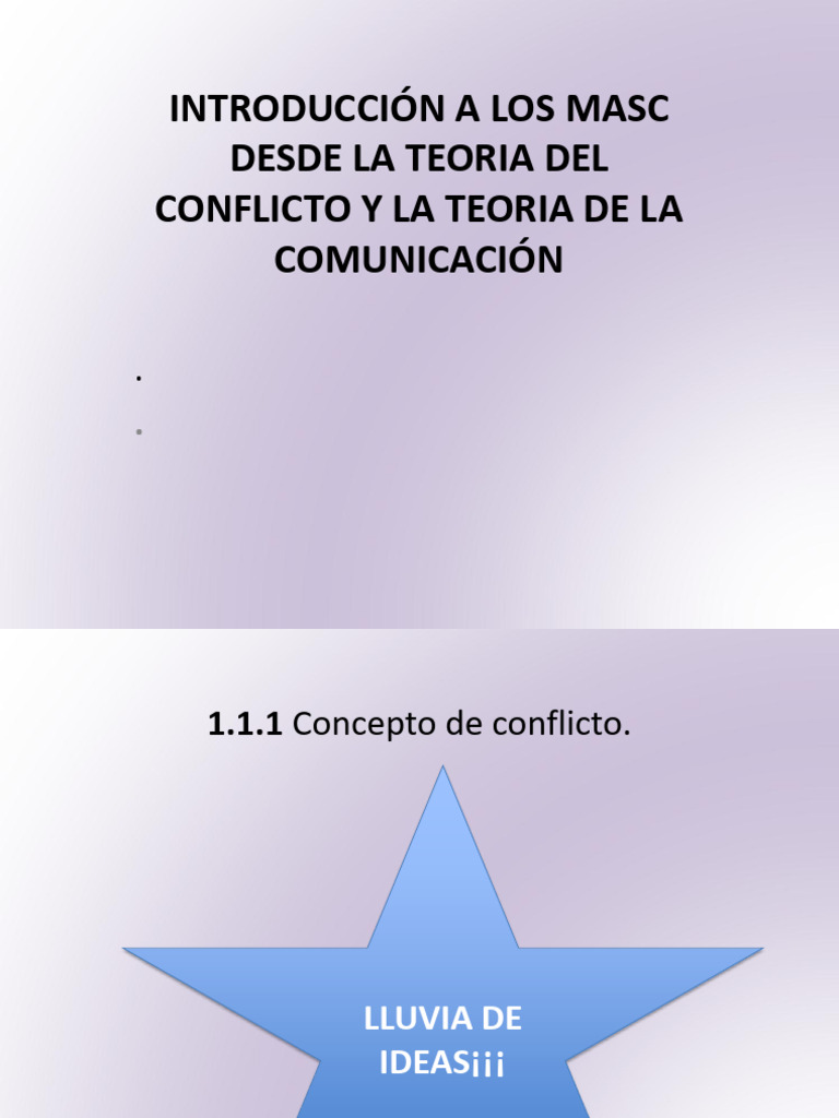 Presentación Masc Desde La Teoria Del Conflicto y de La Comunicación | Descargar gratis PDF ...