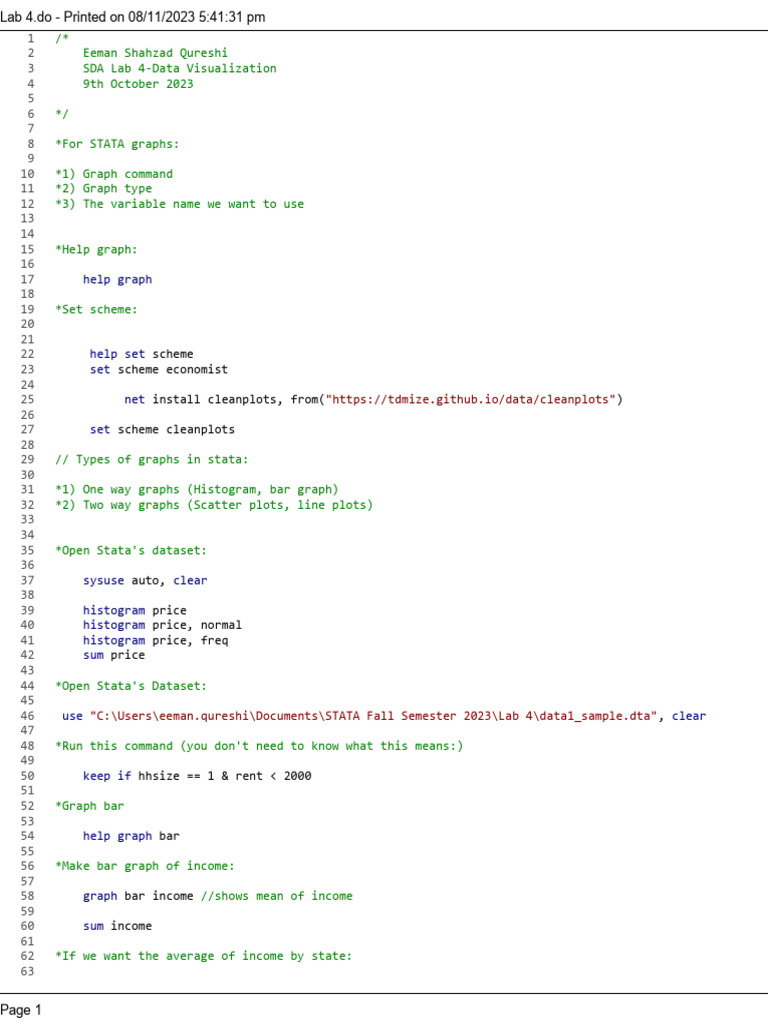 Lab 4 (New) | PDF | Data Management | Data Analysis