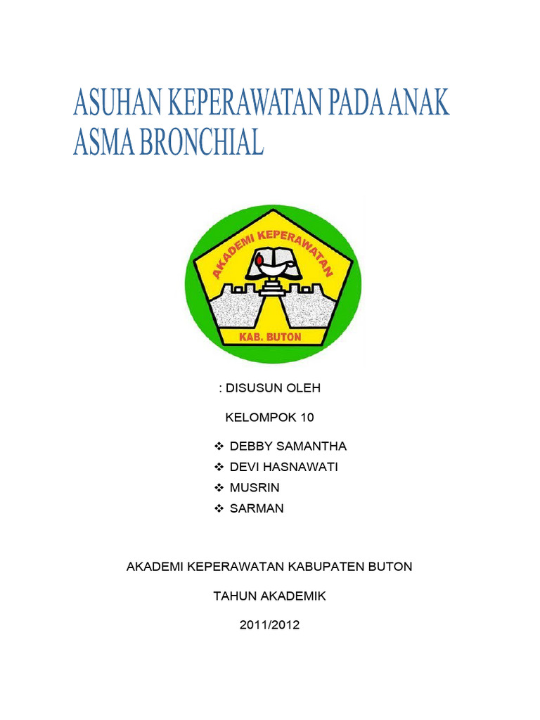 Askep Anak Asma Bronchial | PDF | Sains & Matematika
