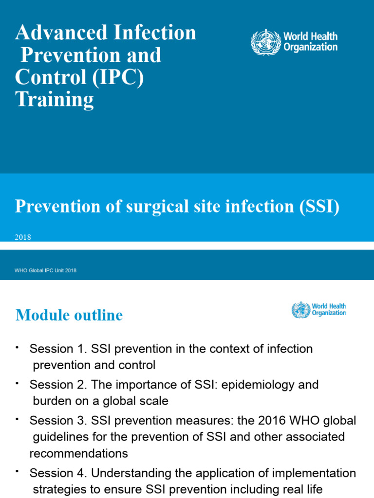 SSI Presentation | PDF | Surgery | Staphylococcus Aureus