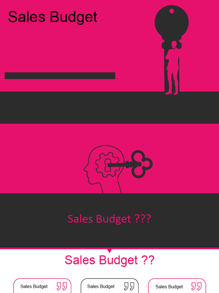 Sales Budget | Download Free PDF | Sales | Budget
