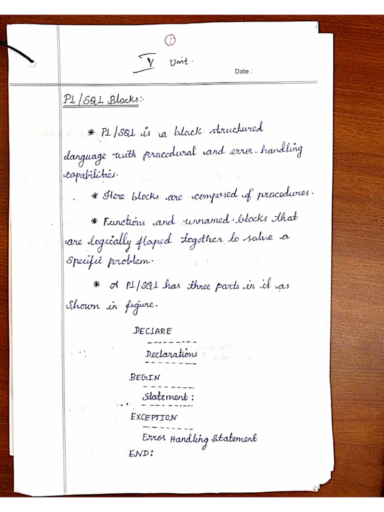 Rdbms ..Unit. 5 | PDF Rdbms ..Unit. 5 | PDF