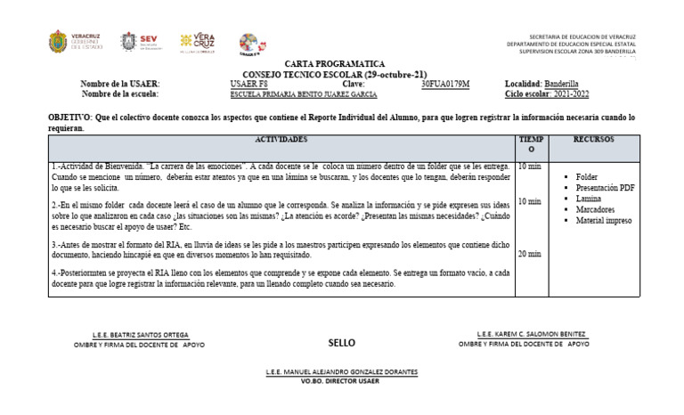 Carta Programatica | PDF