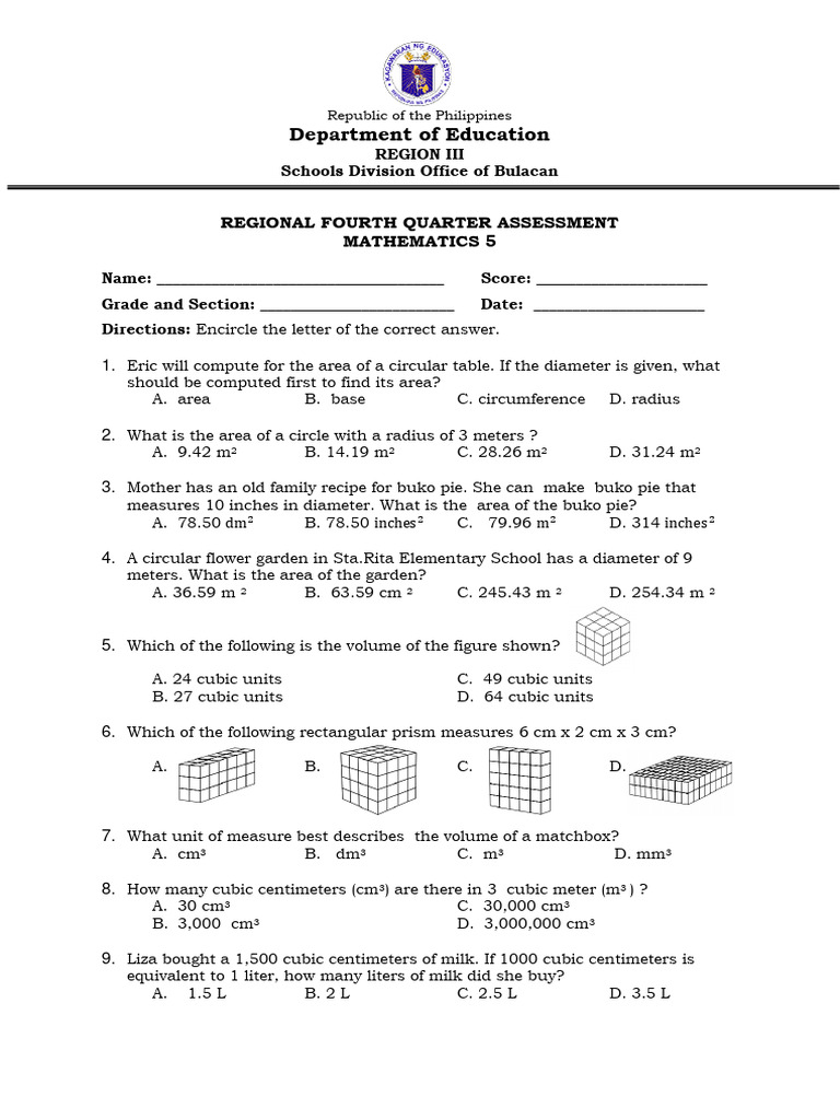 Math 5 | PDF | Volume | Temperature