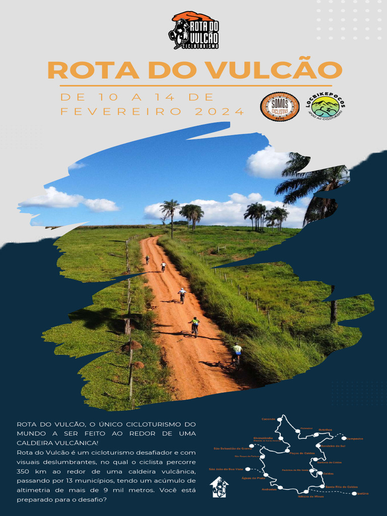 Rota Do Vulcão 2024 Acpc - Locbike | PDF