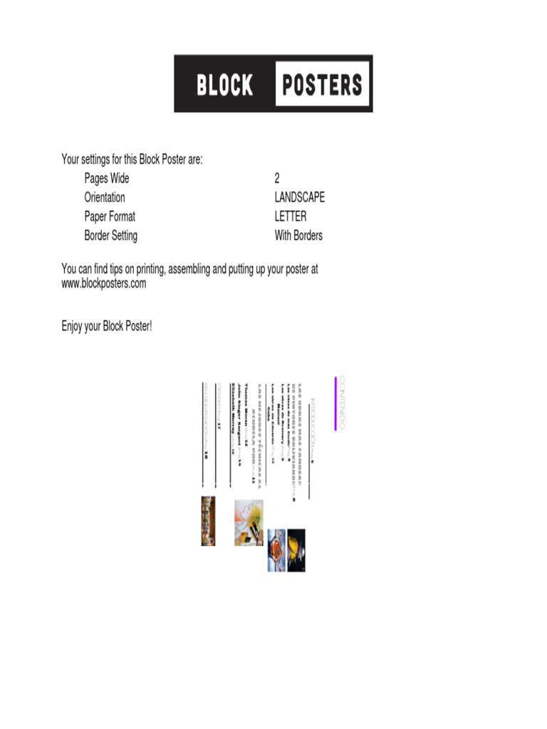 Blockposter 182844 | PDF | Home & Garden | Art