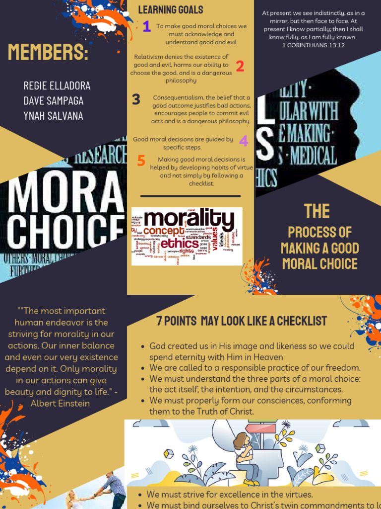 Making Good Moral Choices | PDF | Morality | Good And Evil