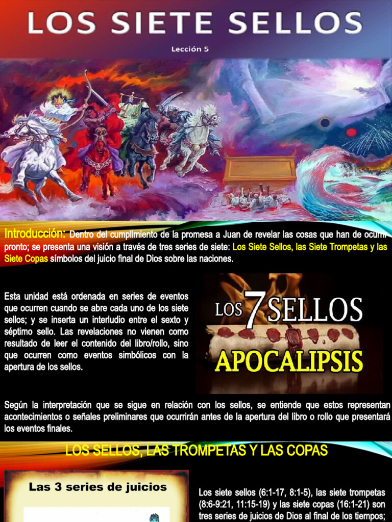 Los Siete Sellos del Apocalipsis | PDF | Libro de revelación | Dios