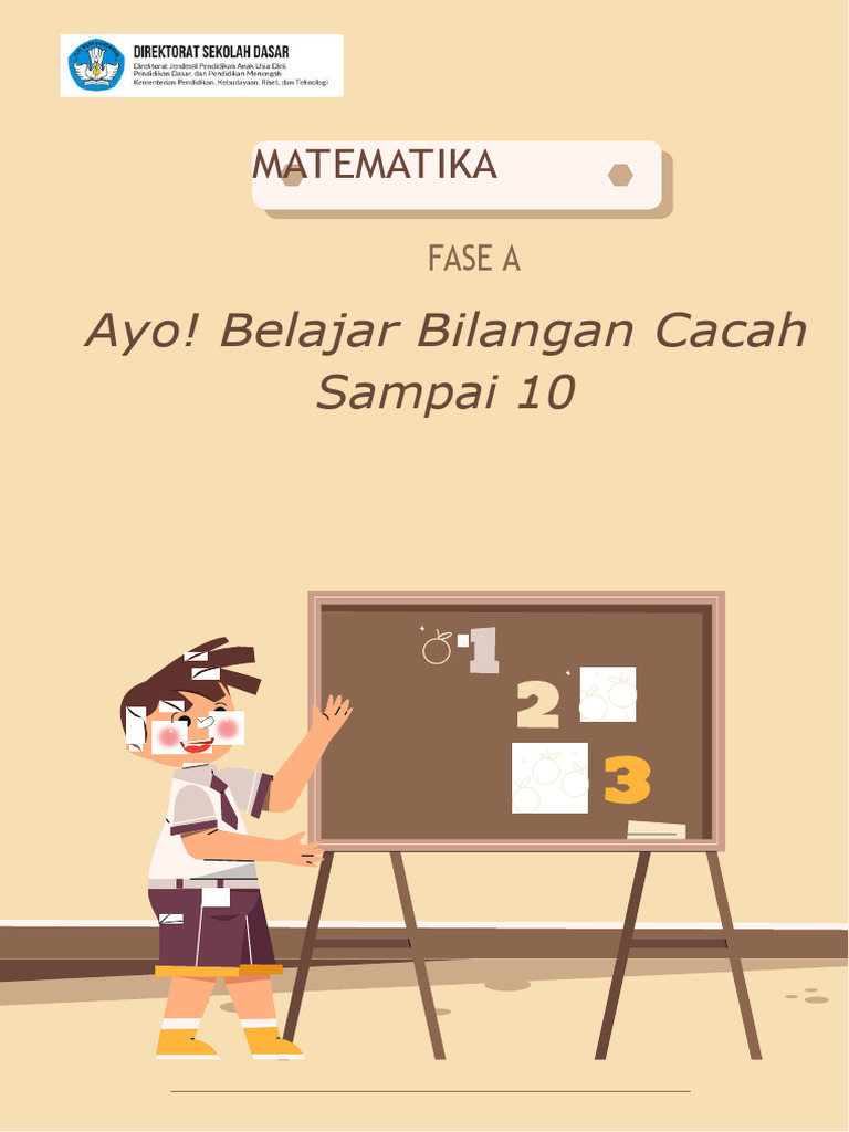 Modul Ajar Matematika - Ayo! Belajar Bilangan Cacah Sampai 10 - Fase A | PDF