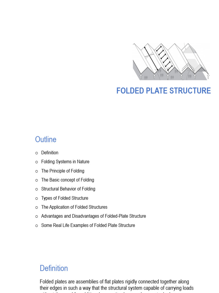 Folded Plate Structure | PDF | Building Engineering | Civil Engineering