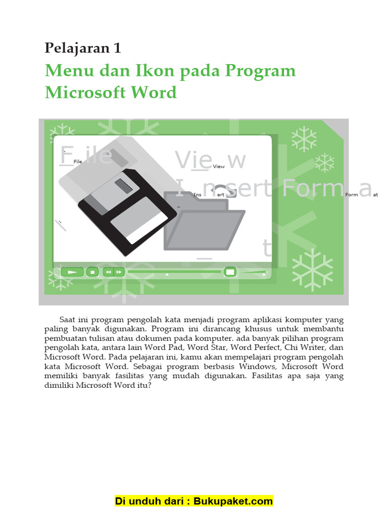 Menu dan Ikon di Microsoft Word | PDF