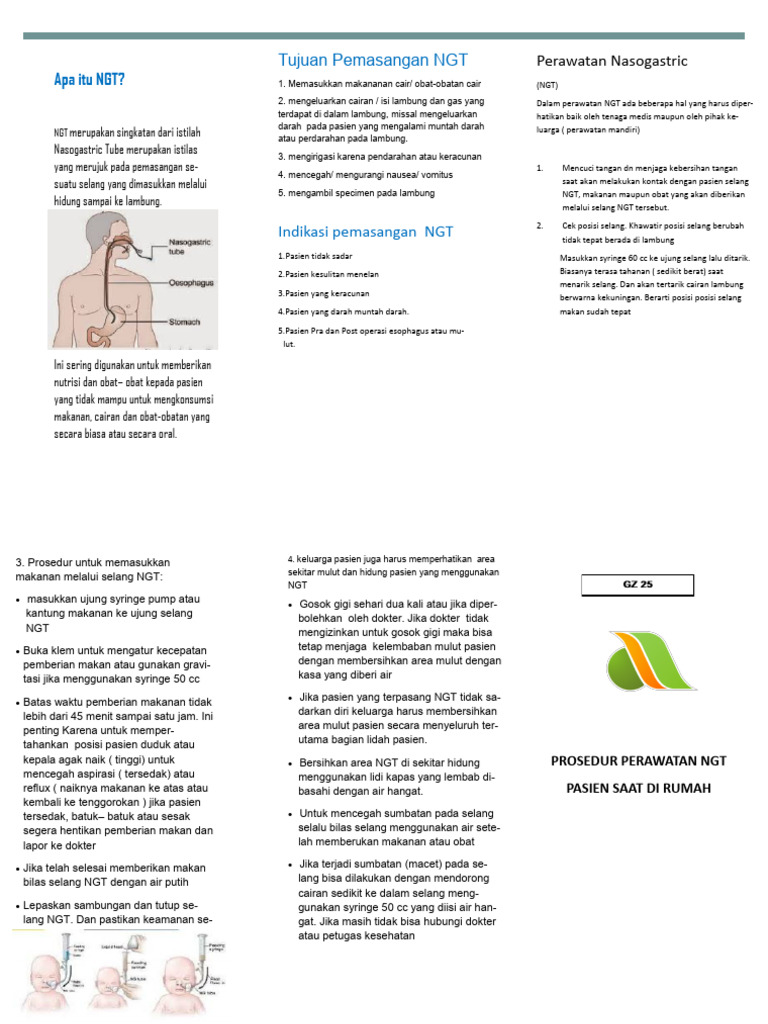 leaflet NGT | PDF