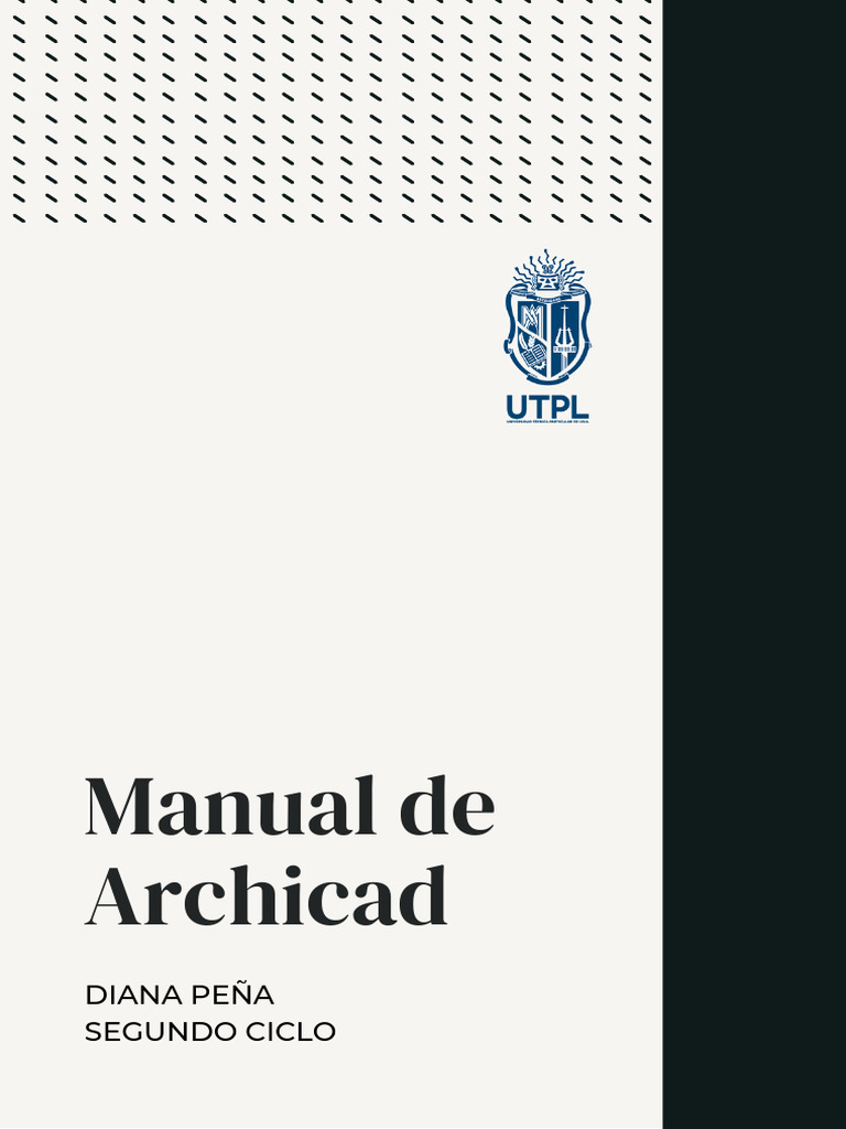 Manual Archicad | PDF | Ventana (informática) | Herramientas