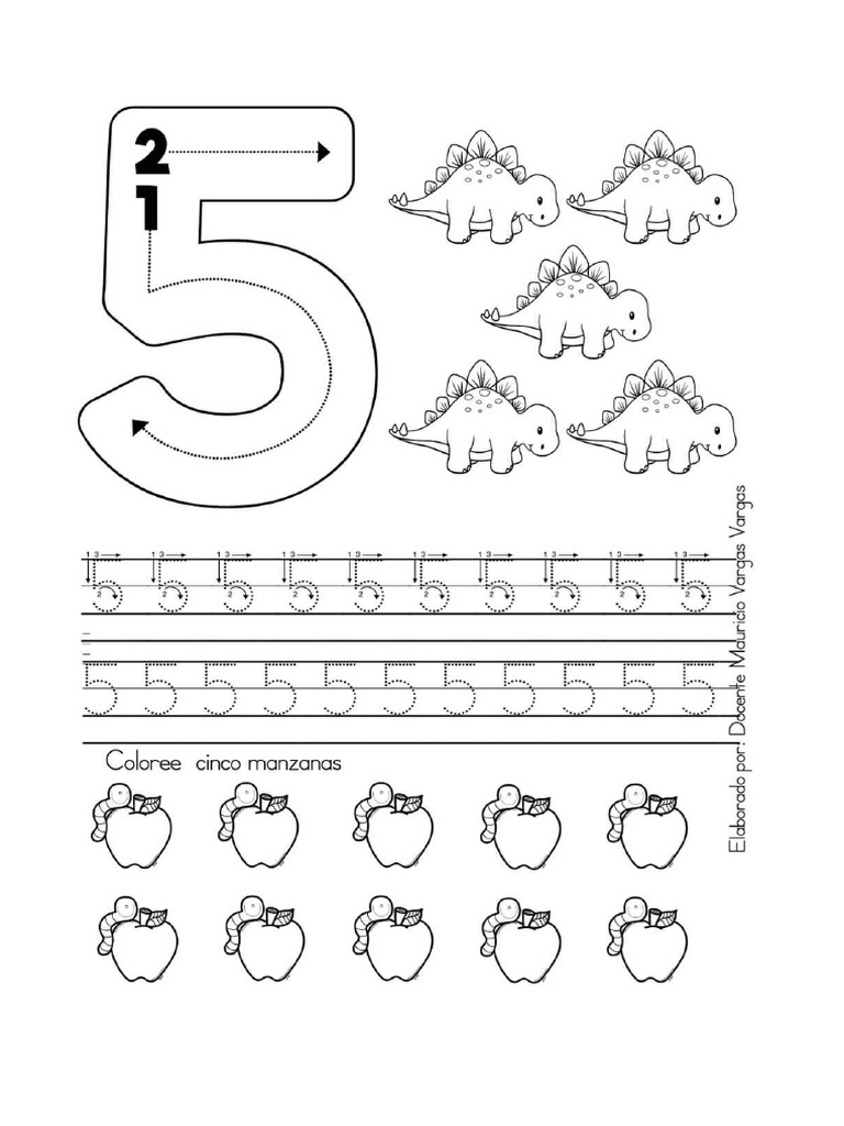 Numeros Del 1 Al 5 | PDF