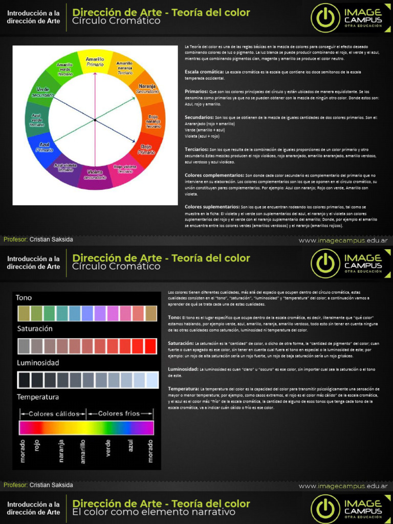 Teoria Del Color | PDF | Color | Amarillo